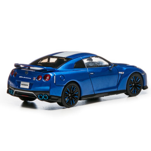 Nissan GT-R Blue (R35 50th anniversary) – stoppie