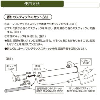 H1391 Runo fragrance stick refill Botanical Apple & jasmine – stoppie