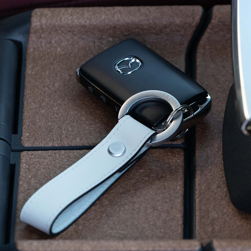 Leather Key Ring (Burgundy) – stoppie